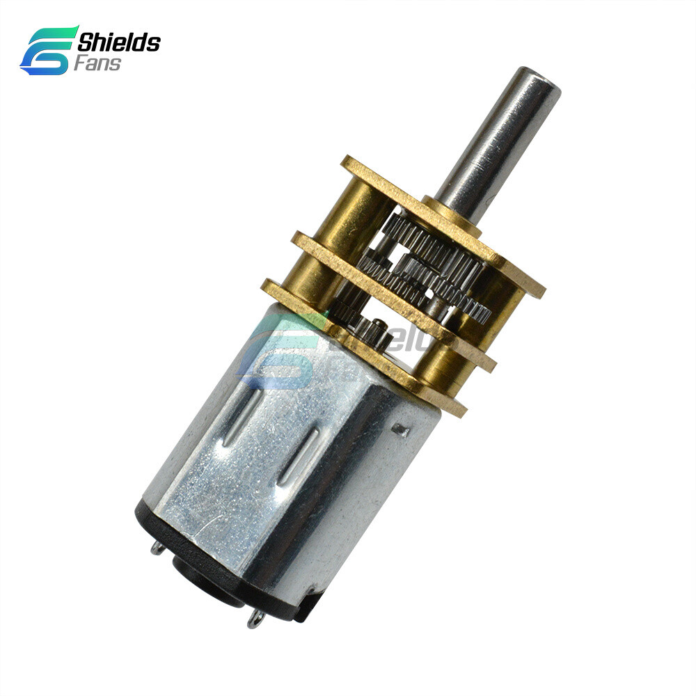 3V/6V/12V DC Gearmotor Micro Gear Motor Metal Gearbox 15-2000RPM GA12 ...