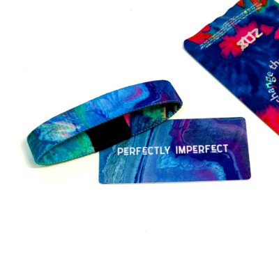 ZOX **PERFECTLY IMPERFECT** Silver Single Medium Mystery Wristband w ...