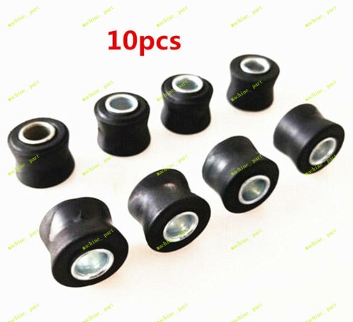 10pc 10mm Inside Dia Black Rubber Shock Absorber Bushings For ...