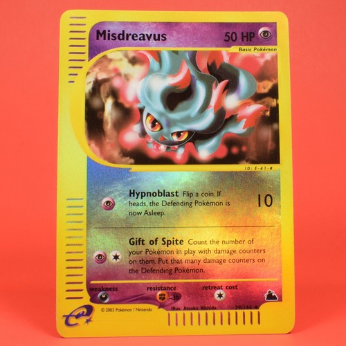 Pokemon TCG English Card eReader Skyridge Misdreavus Reverse Holo 39/ ...