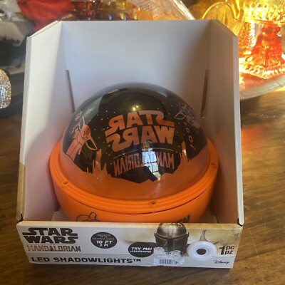 Star Wars The Mandalorian Tabletop LED Shadow Light Rotating Projector ...