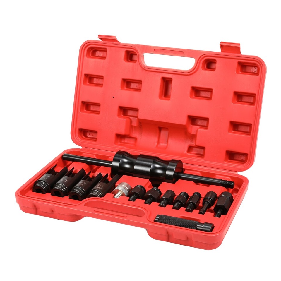 14PCS Diesel Injector Remover Tool Set Injection Puller For Bosch ...