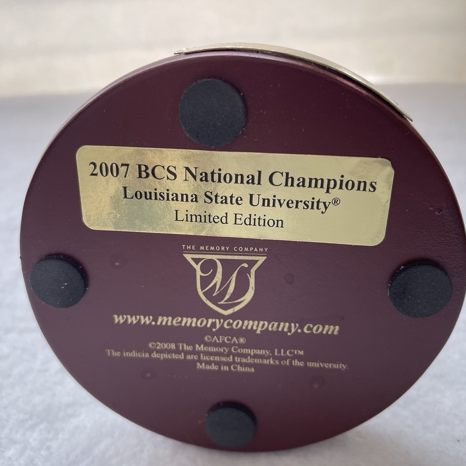 Memory Company 2007 National Champions LSU Mike the Tiger Statue ...