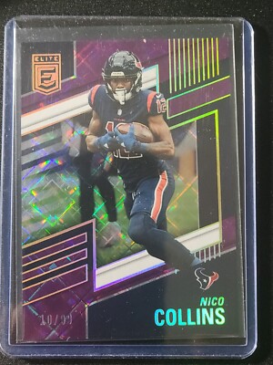 2022 Nico Collins Elite Purple parallel #10/99 | eBay