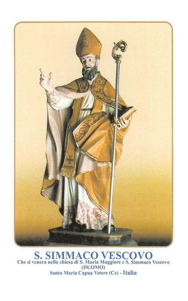 OLD nice rare Holy cards "H7345" san simmaco vescovo | eBay