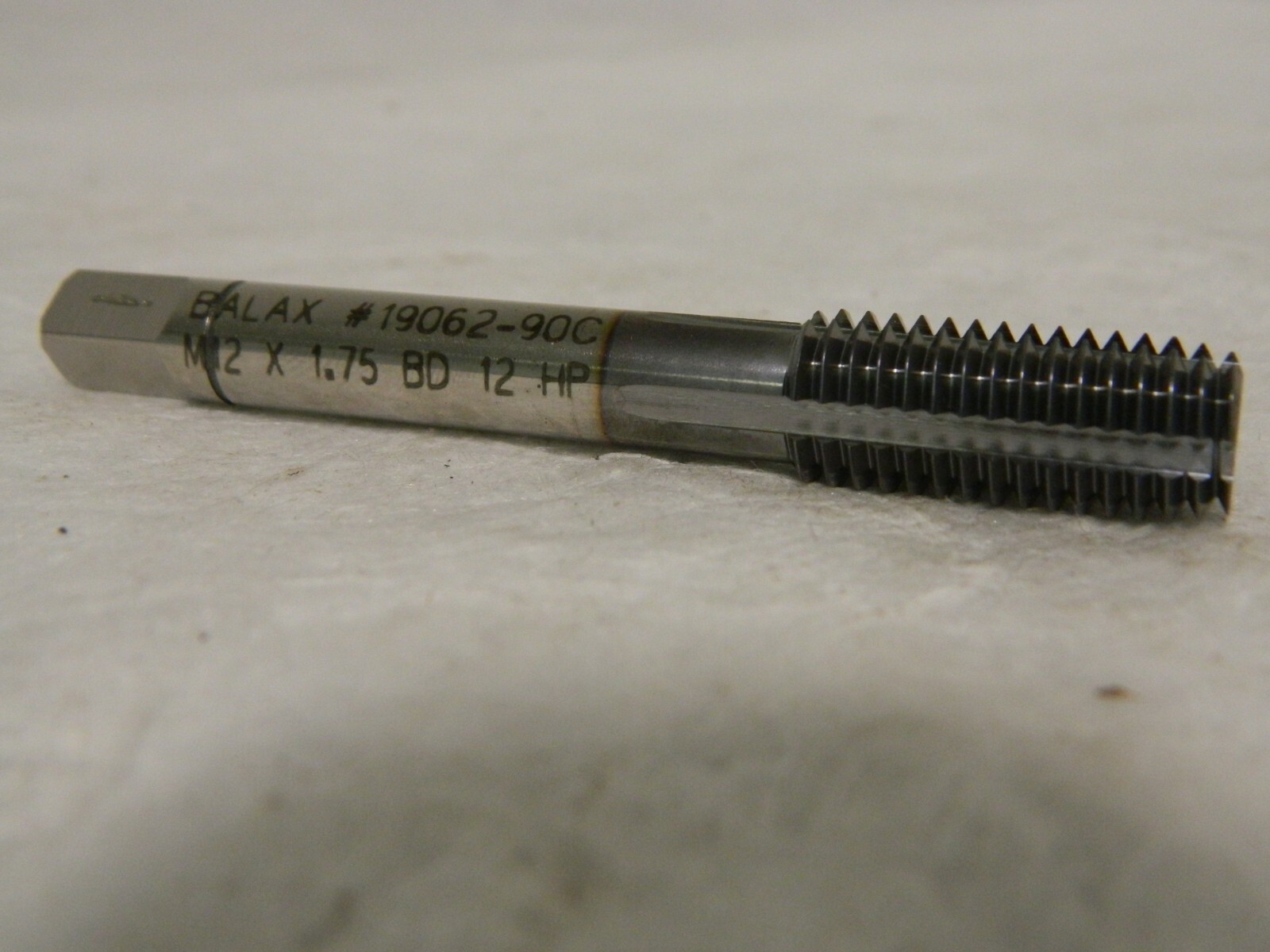 Balax Bottoming Thread Forming Tap M12x1.75 Metric Coarse 6h 19062-90C ...