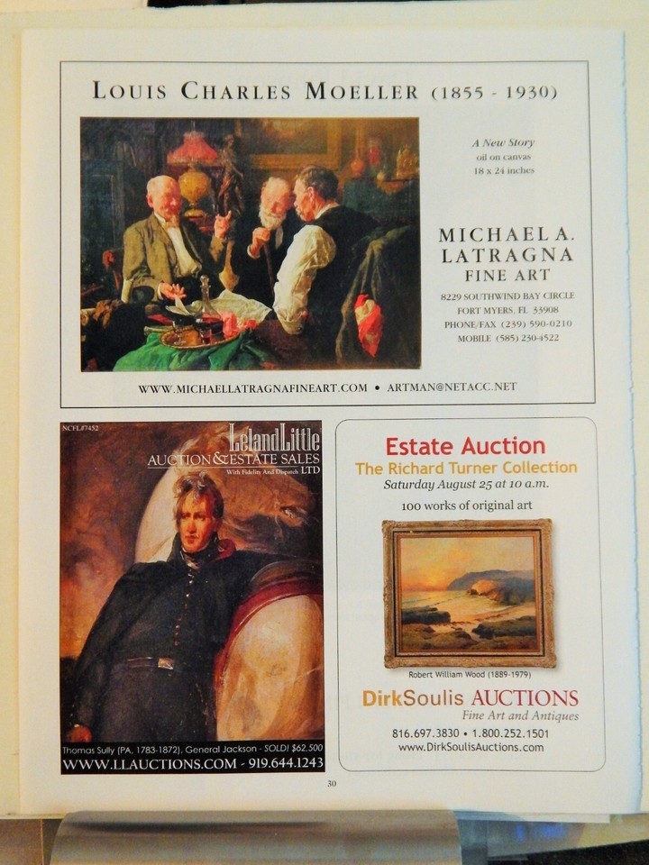 DAVID JOHNSON / LOUIS CHARLES MOELLER ART PIECES ORIG VTG 2012-2 ...