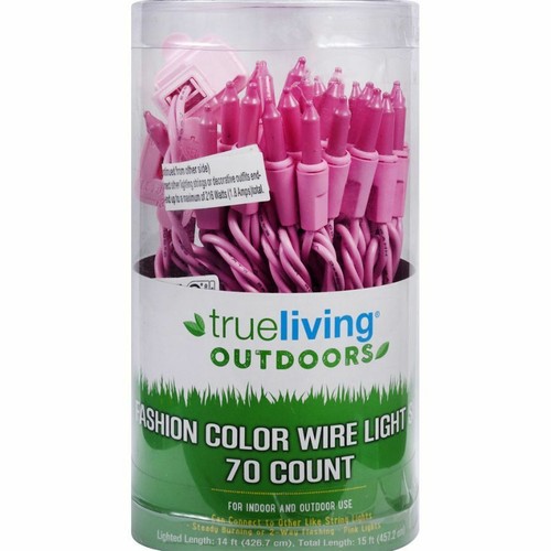 True Living Outdoors Light Sets Fashion Wire 70 count Choose 1 From 3 ...