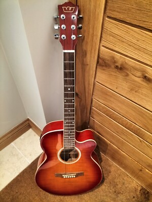 Westone Electro Acoustic Guitar & Case Super Rare Needs Strings Semi ...