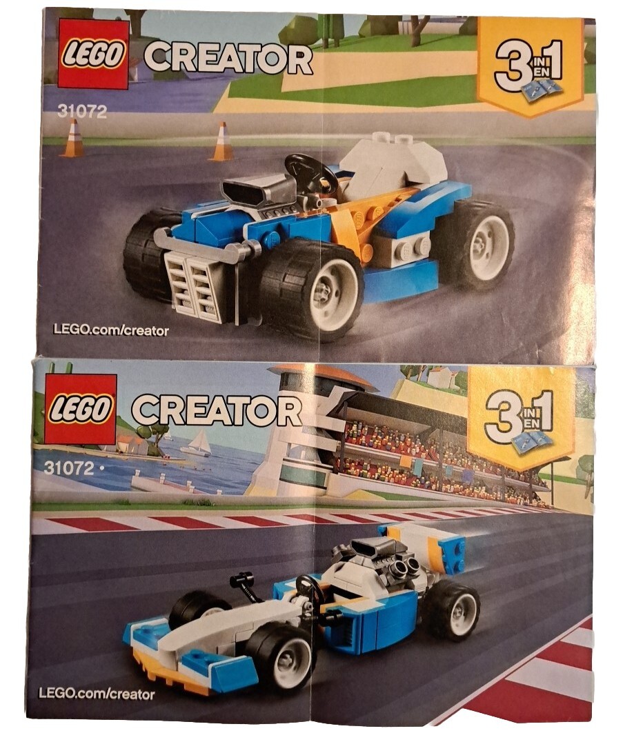 LEGO Creator 31072 Extreme Engines Race Car & Hot Rod Only💥 Manuals ...