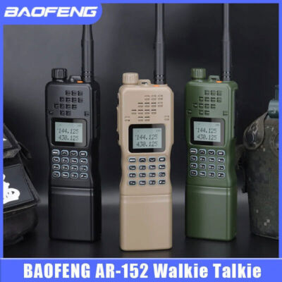 BAOFENG AR152 FM WALKIE TALKIE LONG RANGE TWO WAY HAM RADIO 128CHANNE ...