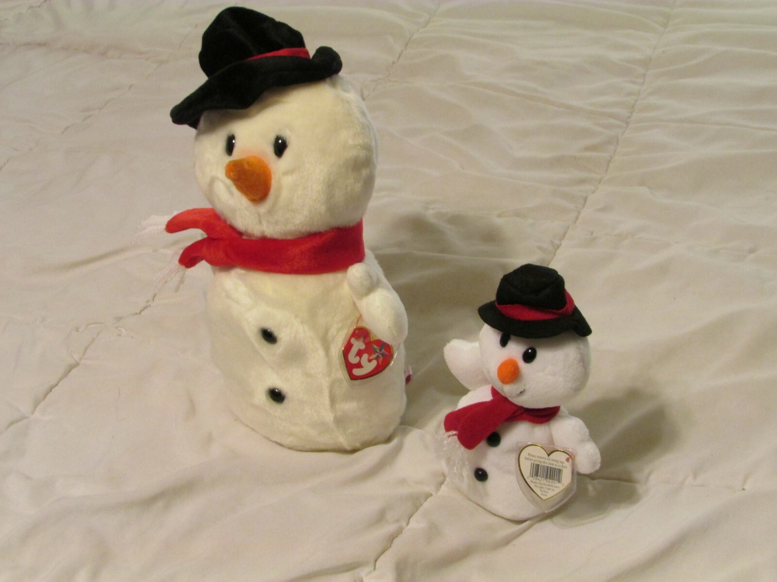 Snowball The Snowman Ty Beanie Baby and Buddy Christmas Holiday | eBay