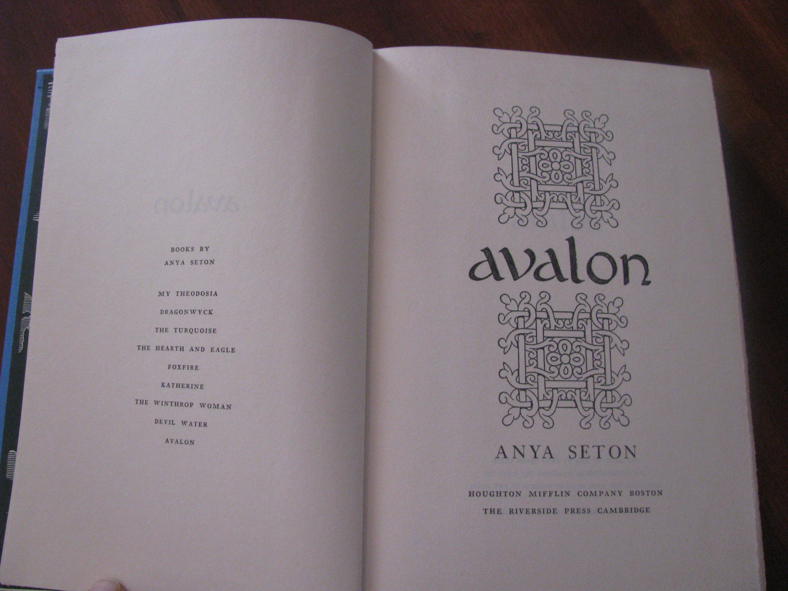 1965 "Avalon" by Anya Seton Chase Hardcover Book | eBay