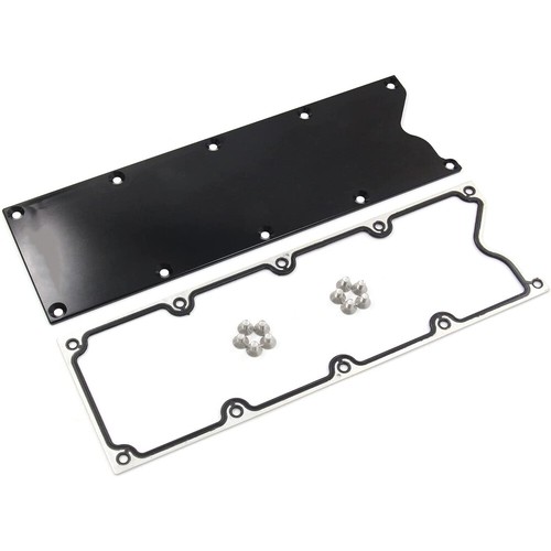 LS6 LSX Billet Knock Sensor Delete Plate & GASKET For LS Gen 3 Valley ...