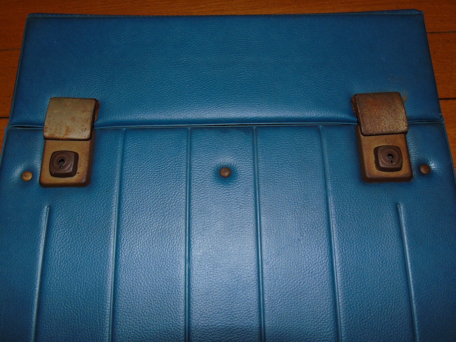 Vinyl Record Case Box - Vintage 70's Blue Vinyl LP Record Case / Box ...