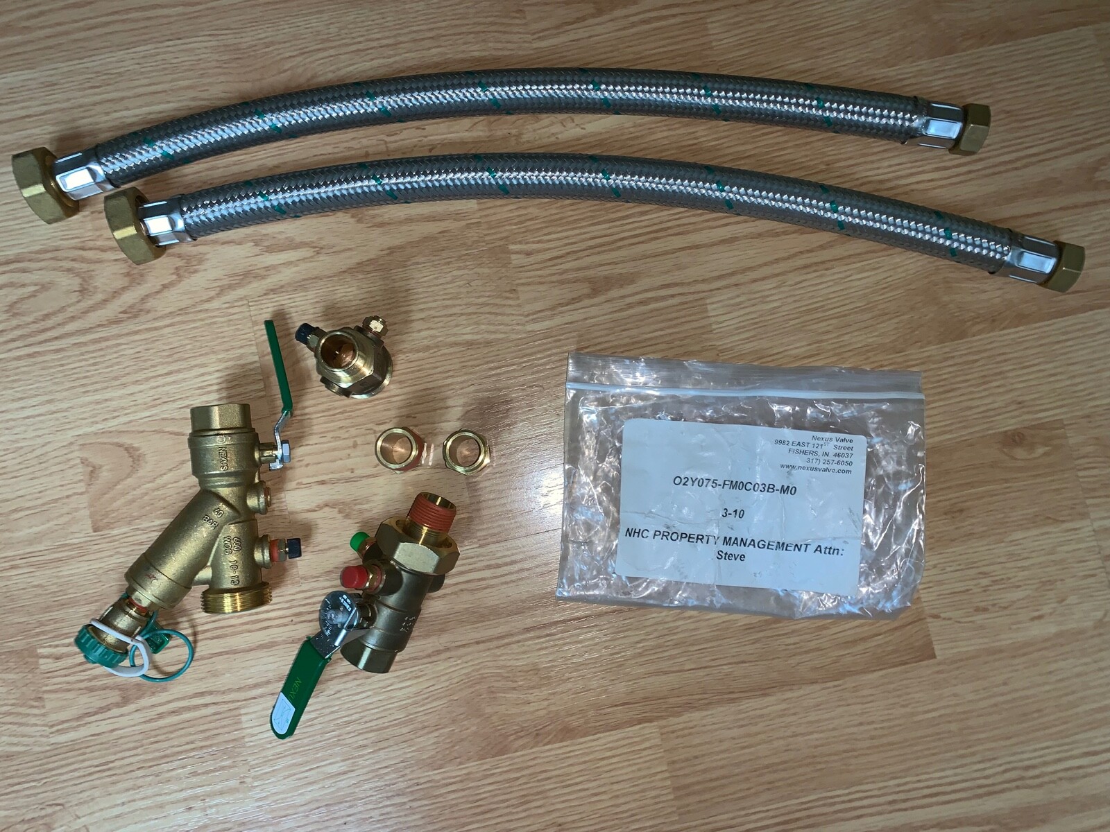 NEXUS VALVE O2Y075 COIL PAK WITH ULTRAFLEX SS HOSES | eBay