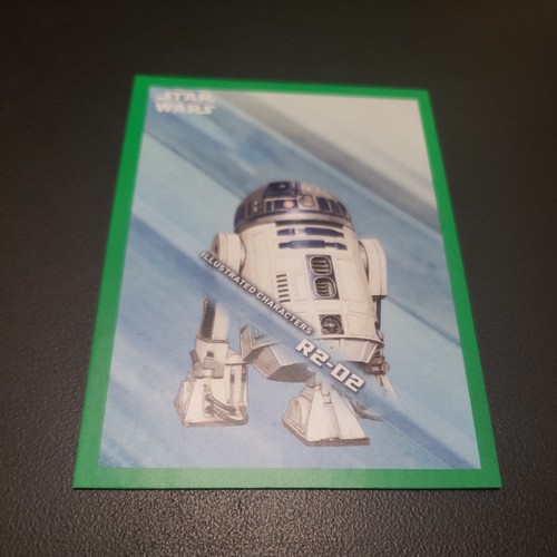 2019 Star Wars Rise Skywalker R2-D2 Green Illustrated Character 173/299 ...