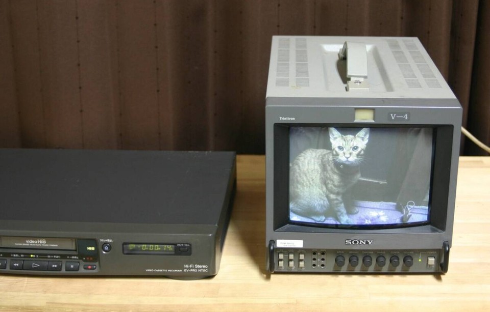 Sony EV-PR2 Hi8 8mm VCR Video Deck Player 100V Perfect operation ...