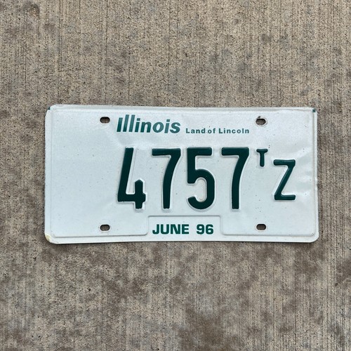 1996 Illinois TRUCK TRACTOR License Plate Garage Auto Tag 4757 tZ | eBay