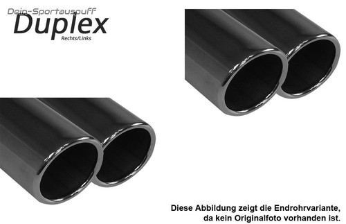 FOX Duplex Sport Exhaust Volvo XC60 Since 2008 2x76 Round | eBay