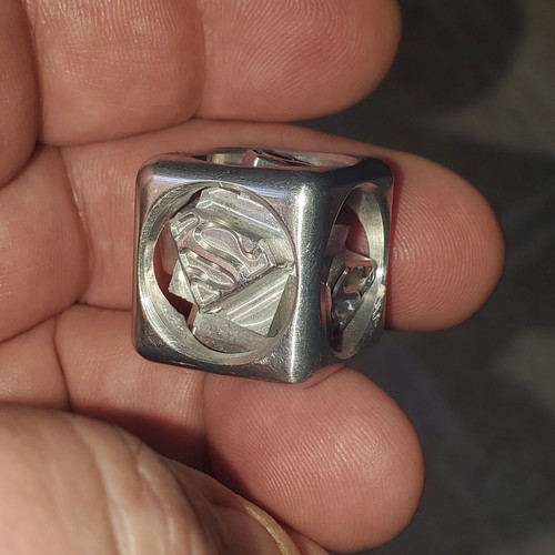 Billet Cnc Machined Superman Cube Key Chain | eBay