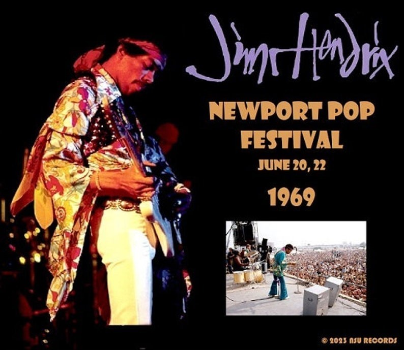Jimi Hendrix Live Newport Pop Festival June 22, 1969 Rare 2 CD Set Made ...