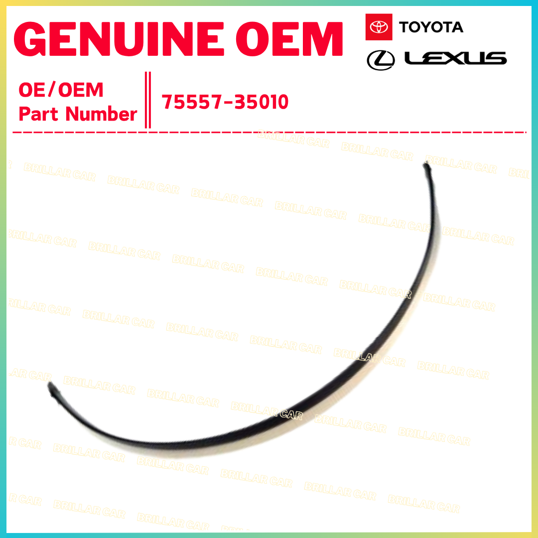 TOYOTA Genuine Roof Drip Moulding Assy No.2 Front 75557-35010 for ...