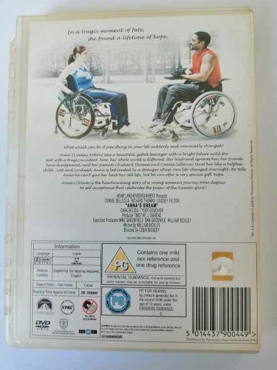 DVD Anna's Dream. Movie Connie Sellecca Richard Thomas Lindsey Felton ...