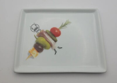 CB2 Crate And Barrel Oliver Bloody Mary Appetizer Snack Plate | eBay