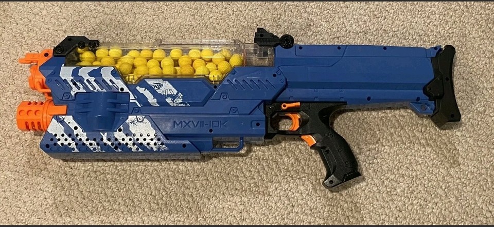 Nerf Rival Nemesis Mxvii-10k Blue - 100x High-impact Rounds | eBay