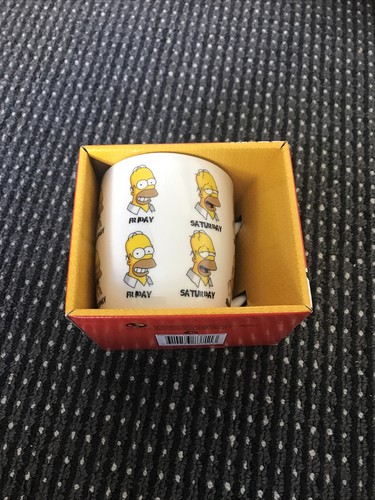 The Simpsons Homer Simpson Ceramic Coffee Mug 400ml Weekdays Design | eBay