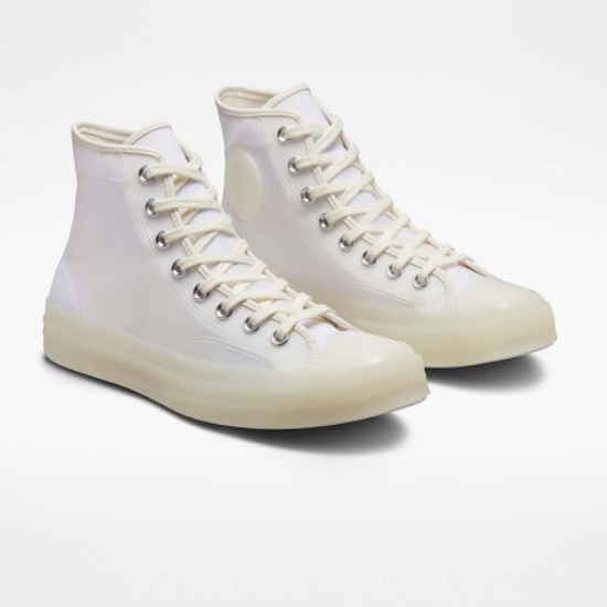 Converse Chuck 70 HI Translucent Canvas Sneakers 'Egret' - A06223C ...