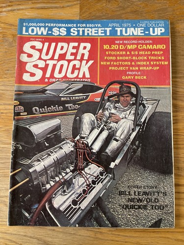 SUPER STOCK AND DRAG ILLUSTRATED MAGAZINE APRIL 1975 | eBay