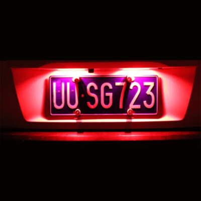 Red LED License Number Plate Lights For Holden Commodore VT VX VY VZ VE ...