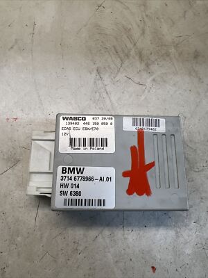 2007-2013 BMW X5 X6 SUV Rear Air Suspension Control Unit Module OEM E70 ...