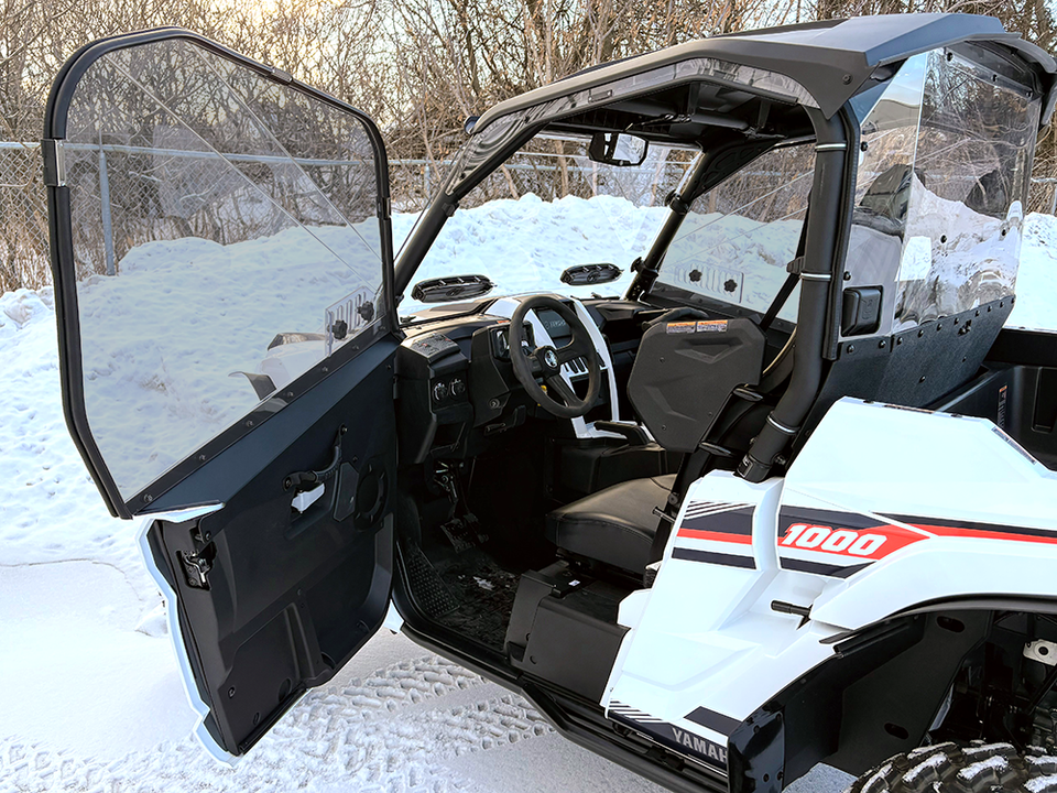 Yamaha Wolverine RMAX 2 1000 Hard Upper Door Window Kit Tinted Vented ...