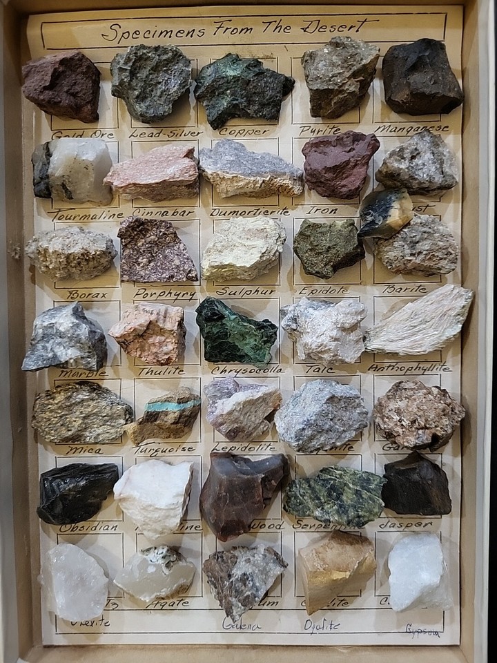 Mineral Specimens from the Desert & Mines 35 Samples Humble Minerals ...