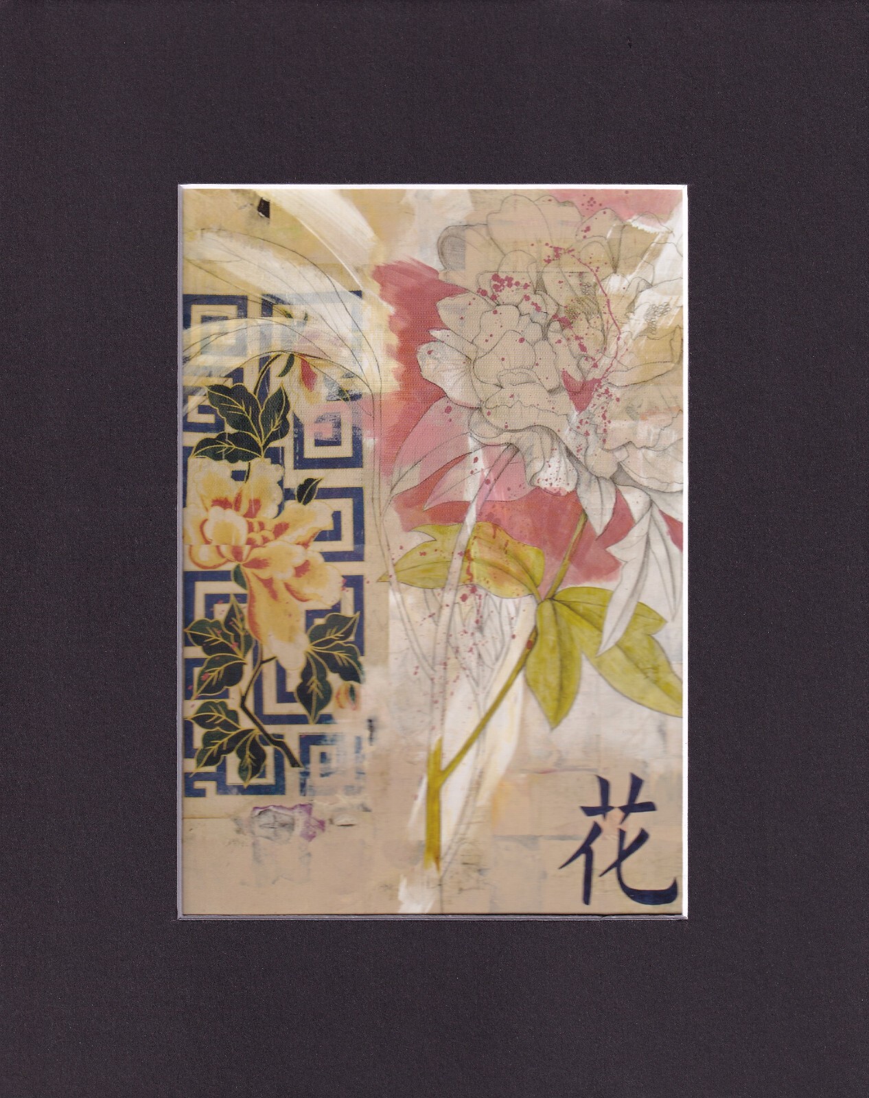 8X10" Matted Print Painting Art Picture: Michael Mew, Peony 3 | eBay