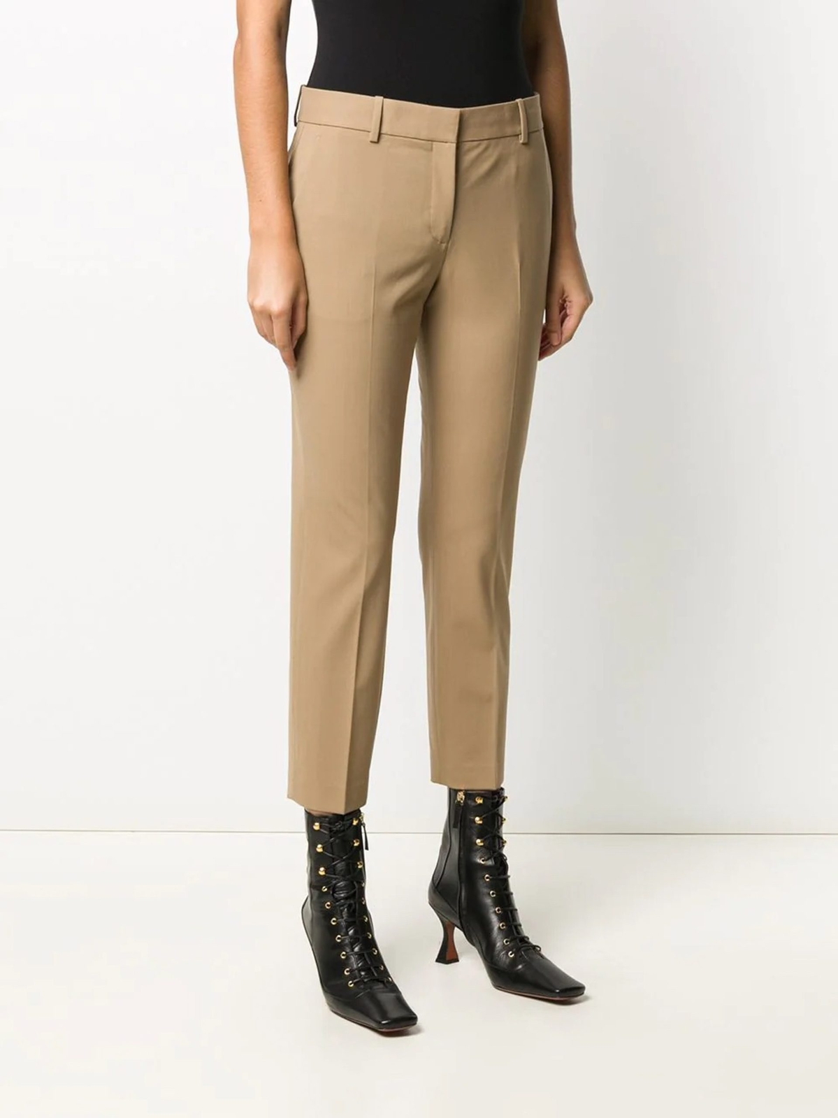 Theory Womens Testra Checklist Mid Rise Ankle Straigh… - Gem