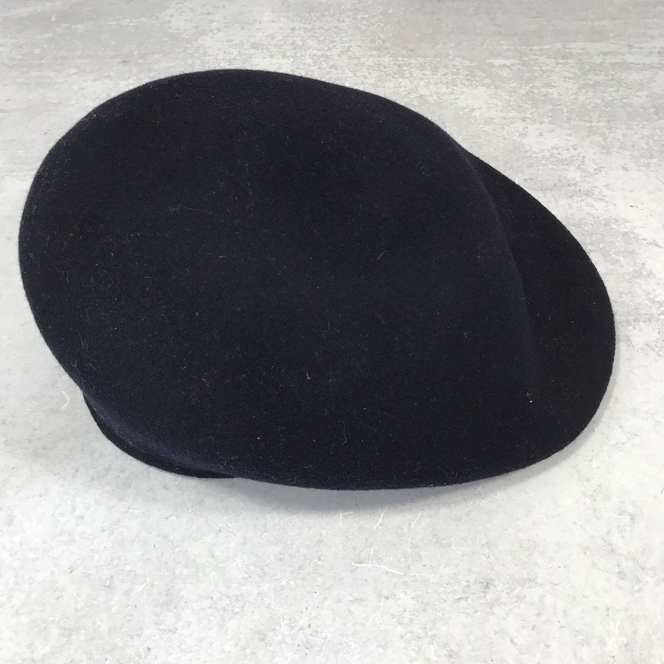 VTG FOLDAFELT Immacula 100% Wool Cap Hat Black Made In England M | eBay