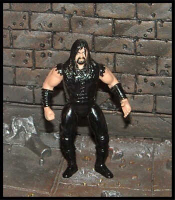 1999 WWF WWE Jakks Undertaker Micro Aggression Mini Wrestling Figure 3 ...