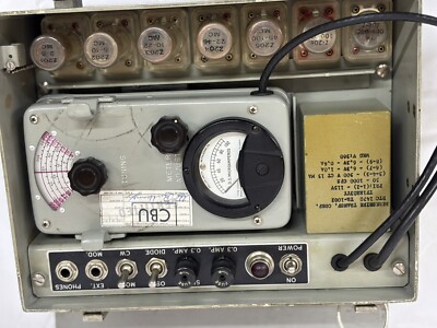 Ham Radio VHF HF Grid Dip Meter Test Oscillator, Military AN/PRM 10 ...