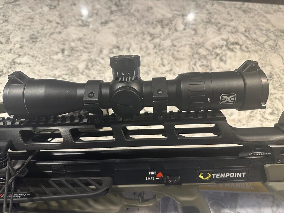 TenPoint TX 440 Crossbow with ACUslide MAXX and EVO-X Elite Scope Moss ...