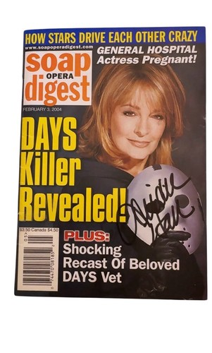 Soap Opera Digest February 3 2004 Autographed by Deidre Hall Salem ...