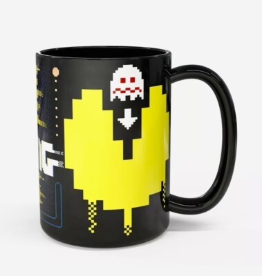 PAC-MAN Hot Liquid Color Changing Mug 15 oz Ceramic NEW In Box! | eBay