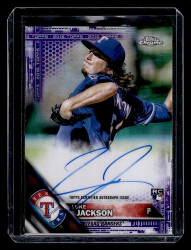 2016 Topps Chrome Luke Jackson Purple Autograph Refractor #RA-LJ | eBay