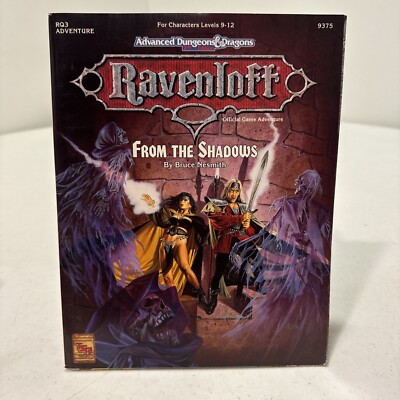Dungeons and Dragons - Ravenloft - From the Shadows - TSR 9375 | eBay