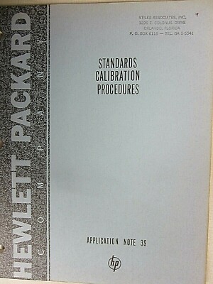 Manuals & Books - Calibration Procedure