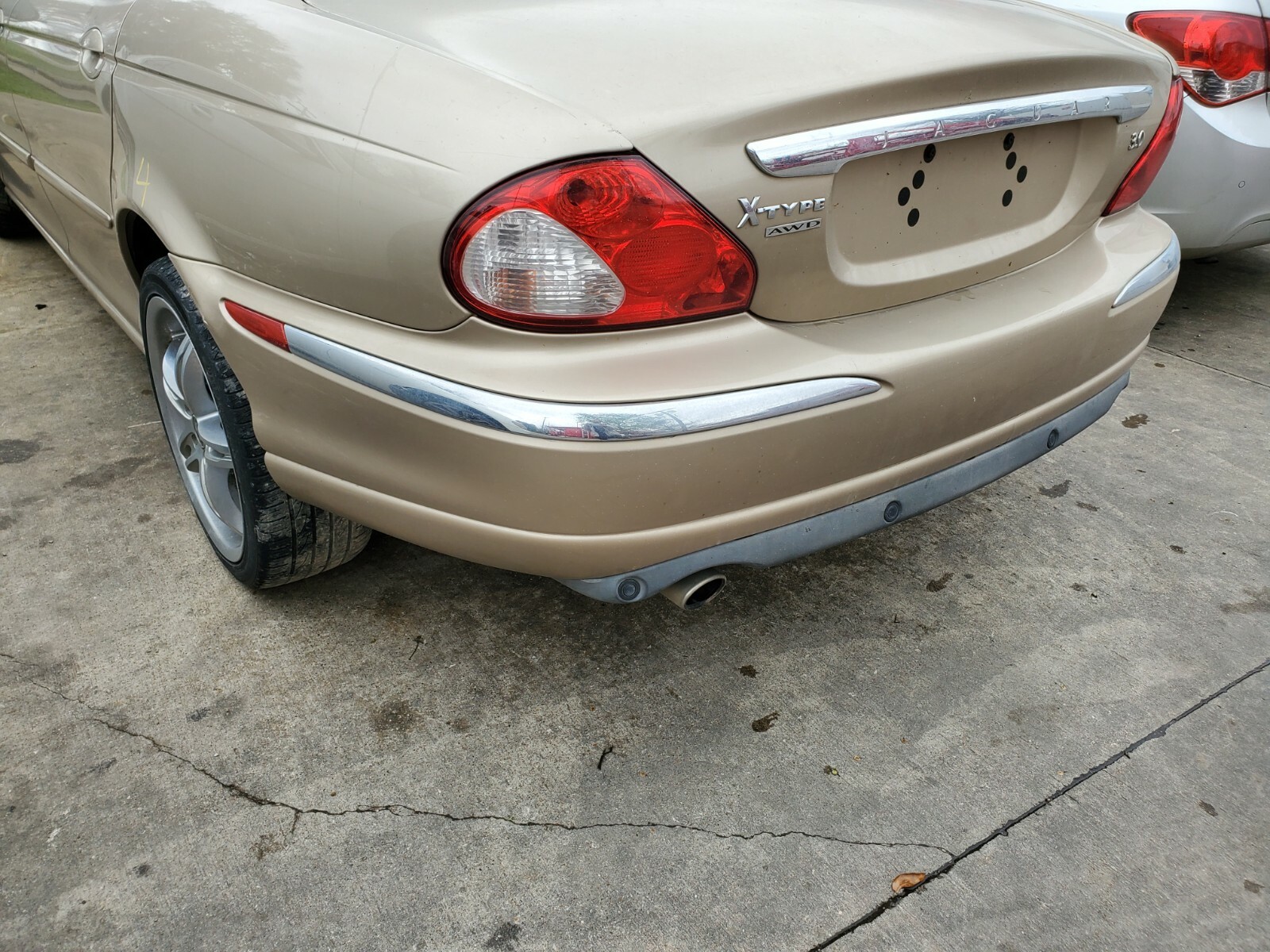 2001-2008 Jaguar X-Type Rear Bumper Gold Sec Paint | OE | Painted
