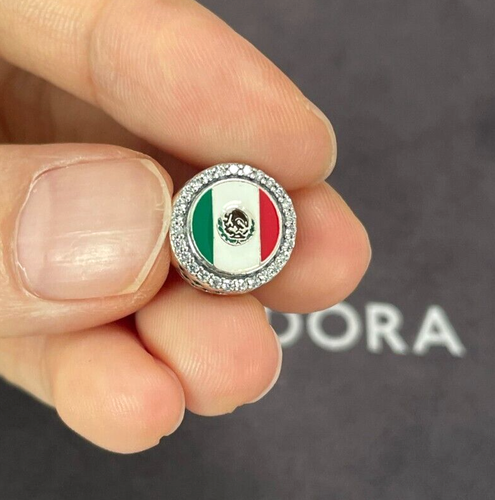 Pandora Mexico Flag Charm Flag Bead Charm Travel Charm Bead Charm | eBay